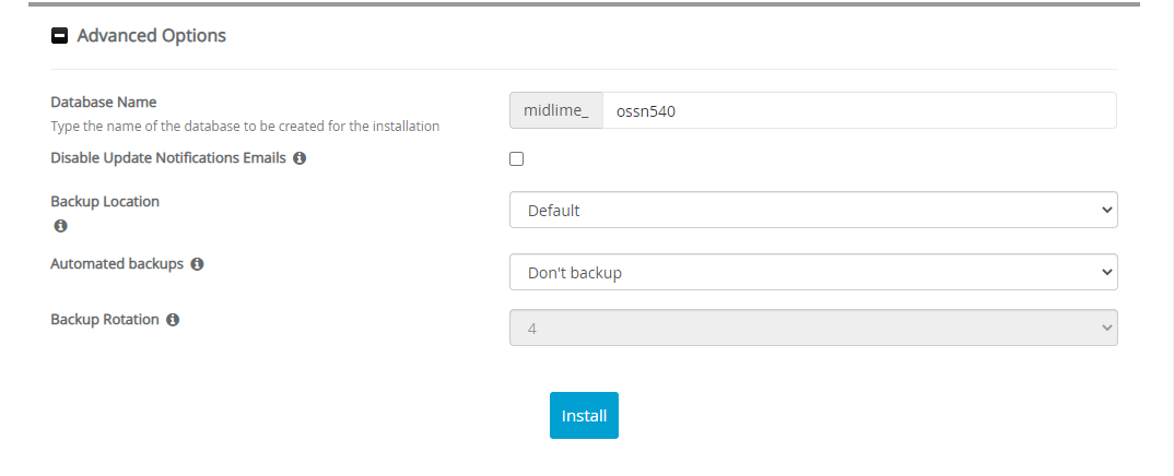 OSSN? 2 simple and accurate methods for its installation - Hostrik Helpdesk