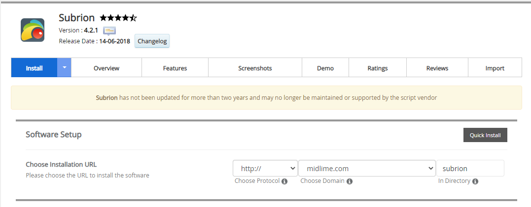 Subrion guide and its 2 accurate installation methods. - Hostrik Helpdesk