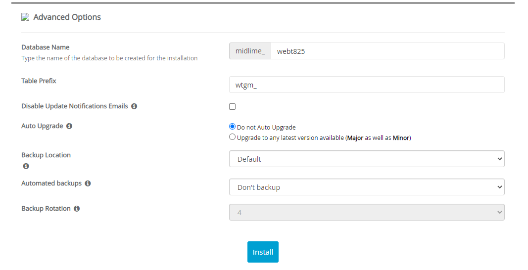 Webtrees? its 2 easy installation process