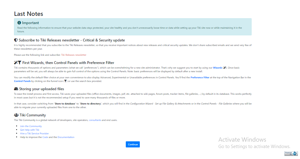 Tiki wiki cms groupware and its 2 easy installation methods - Hostrik ...