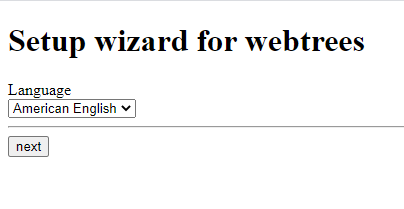 Webtrees? its 2 easy installation process
